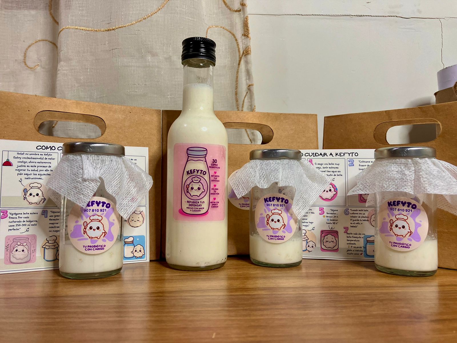 Búlgaros de Kéfir y Leche en Lima | Kefir Peru - Kefyto Tú Bulgarito